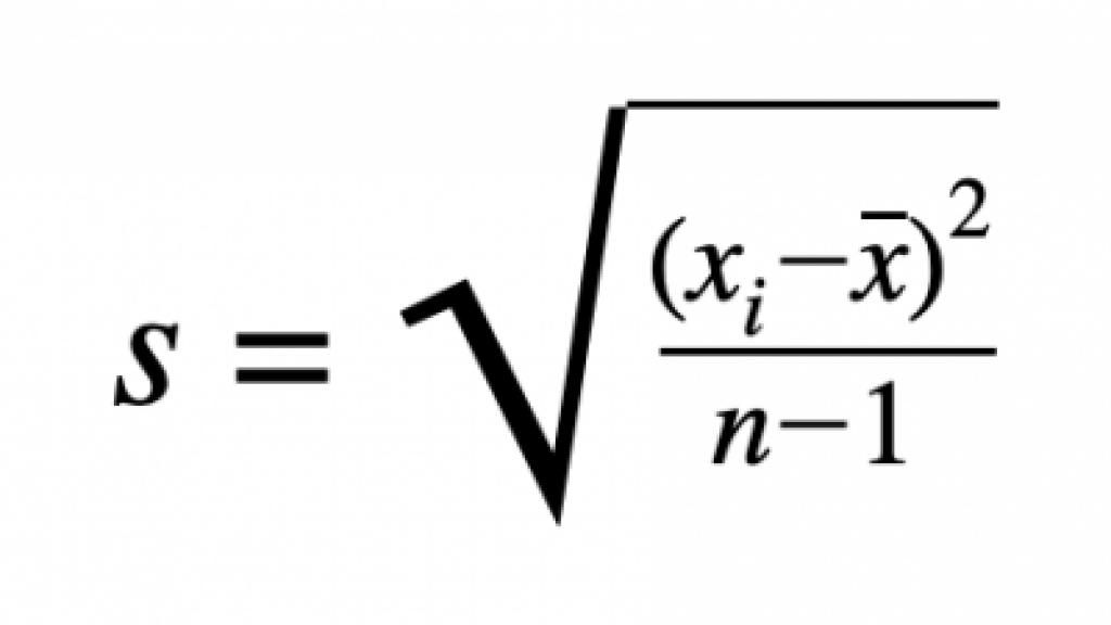 Why Sample Standard Deviation Uses N 1 For Calculation